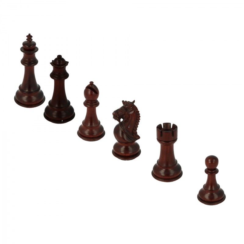 classic chess pieces Staunton model in rosewood gem carved and finished ...