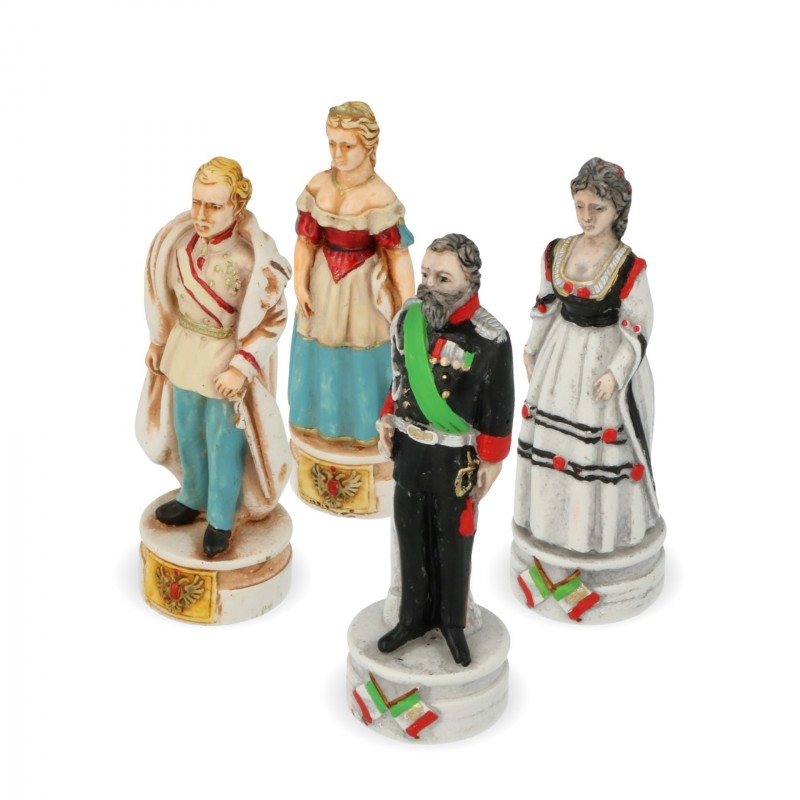 Chess pieces Italy vs Austria - First World War in hand painted ...