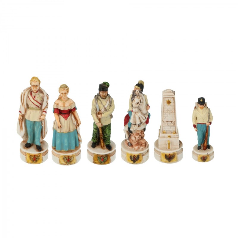 Chess pieces Italy vs Austria - First World War in hand painted ...
